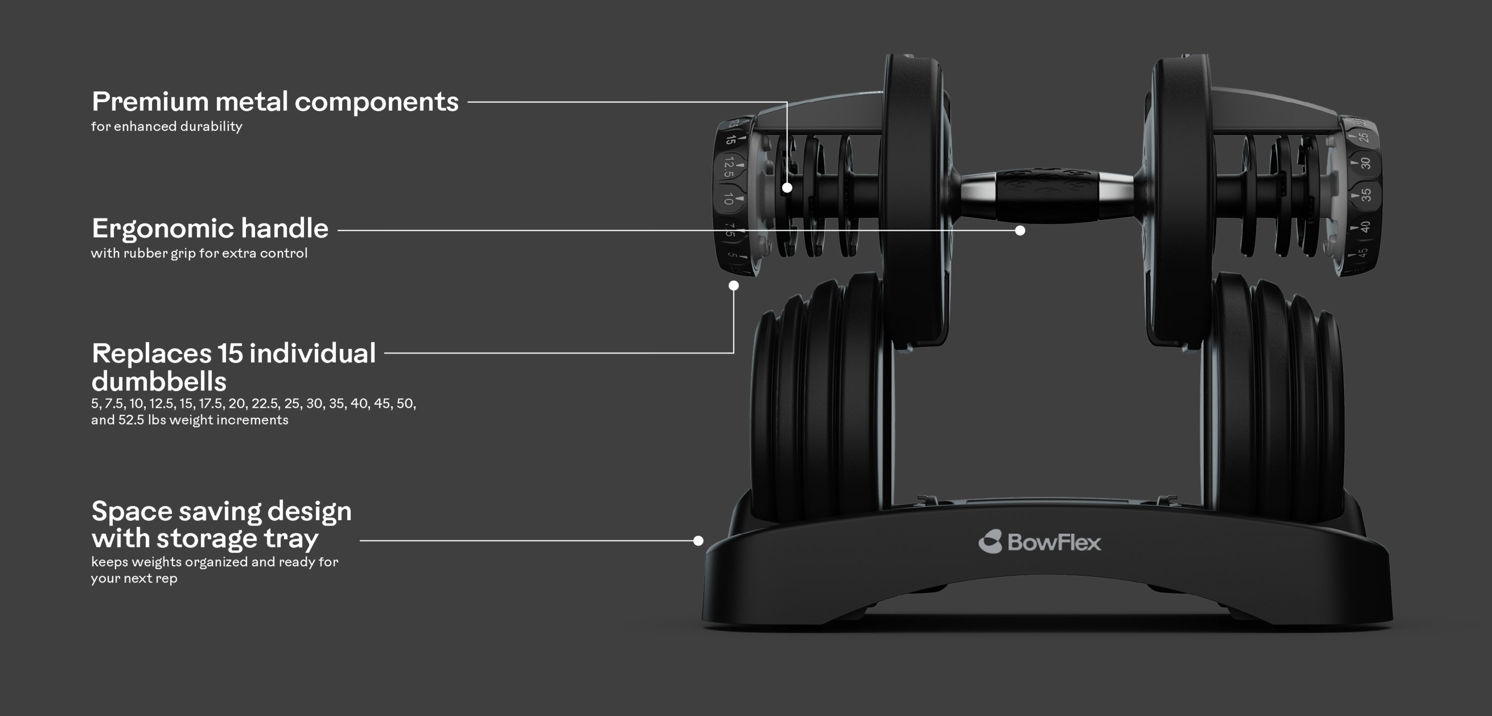 BowFlex® Results Series 552 SelectTech® Dumbbells | BowFlex