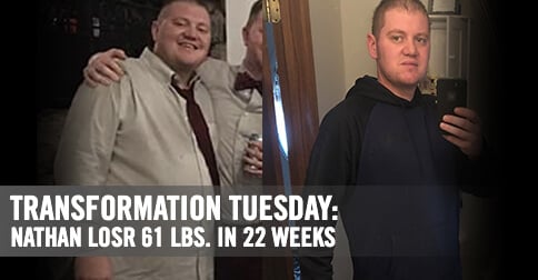 Transformation Tuesday: Nathan Lost 61 Pounds | BowFlex